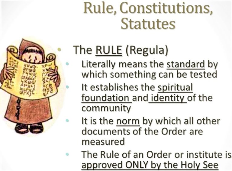 Our Rule | TT - THE GOSPEL – OUR RULE - Eight Centuries of Conversion - TT
