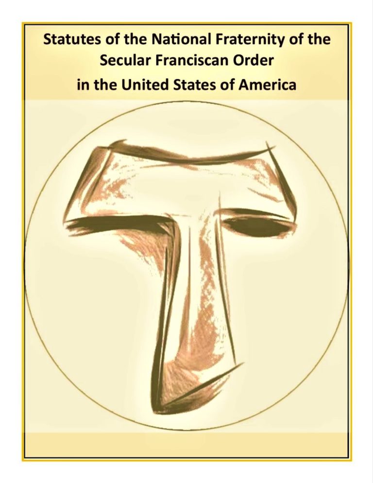 Our Constitution and National Statutes of the Secular Franciscan Order ...