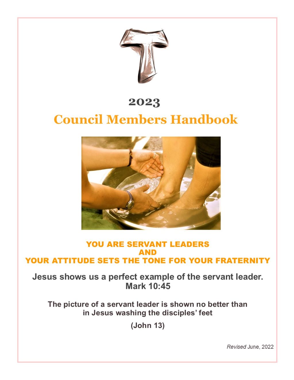 Council Members Handbook | TT - THE GOSPEL – OUR RULE - Eight Centuries ...